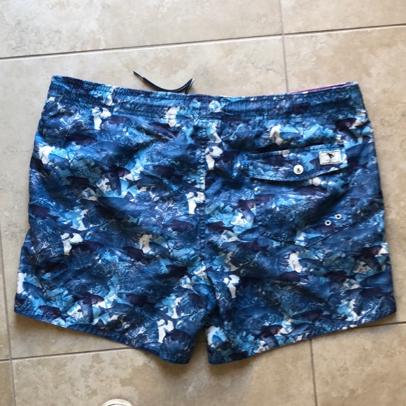 Ted Baker | Swim | Ted Baker Fish Print Swim Trunks | Poshmark